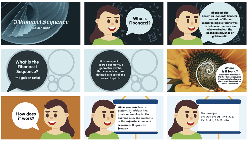 Making Fibonacci Sequence animation - CGaleDesign